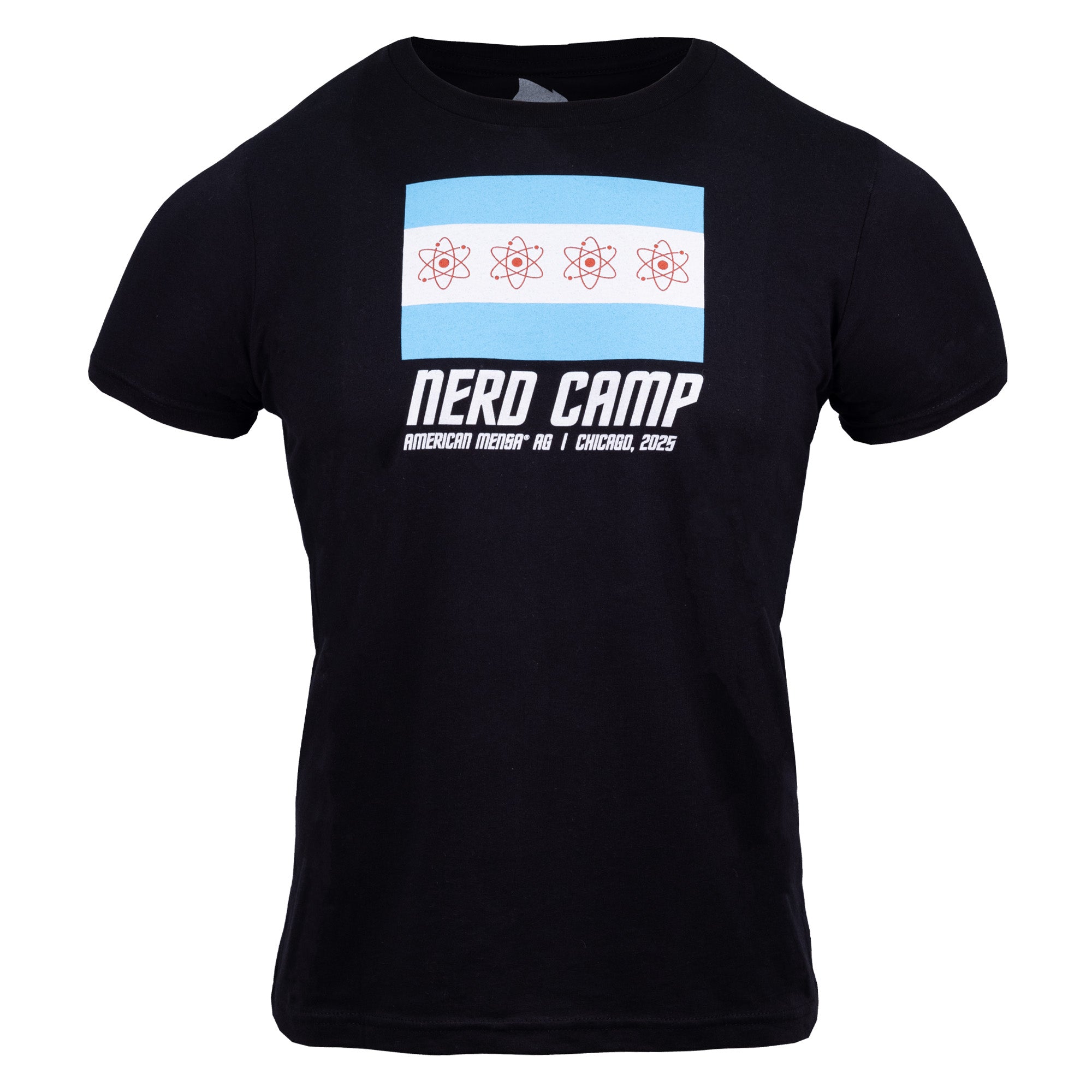 Mensa Youth Nerd Camp Tee – Black