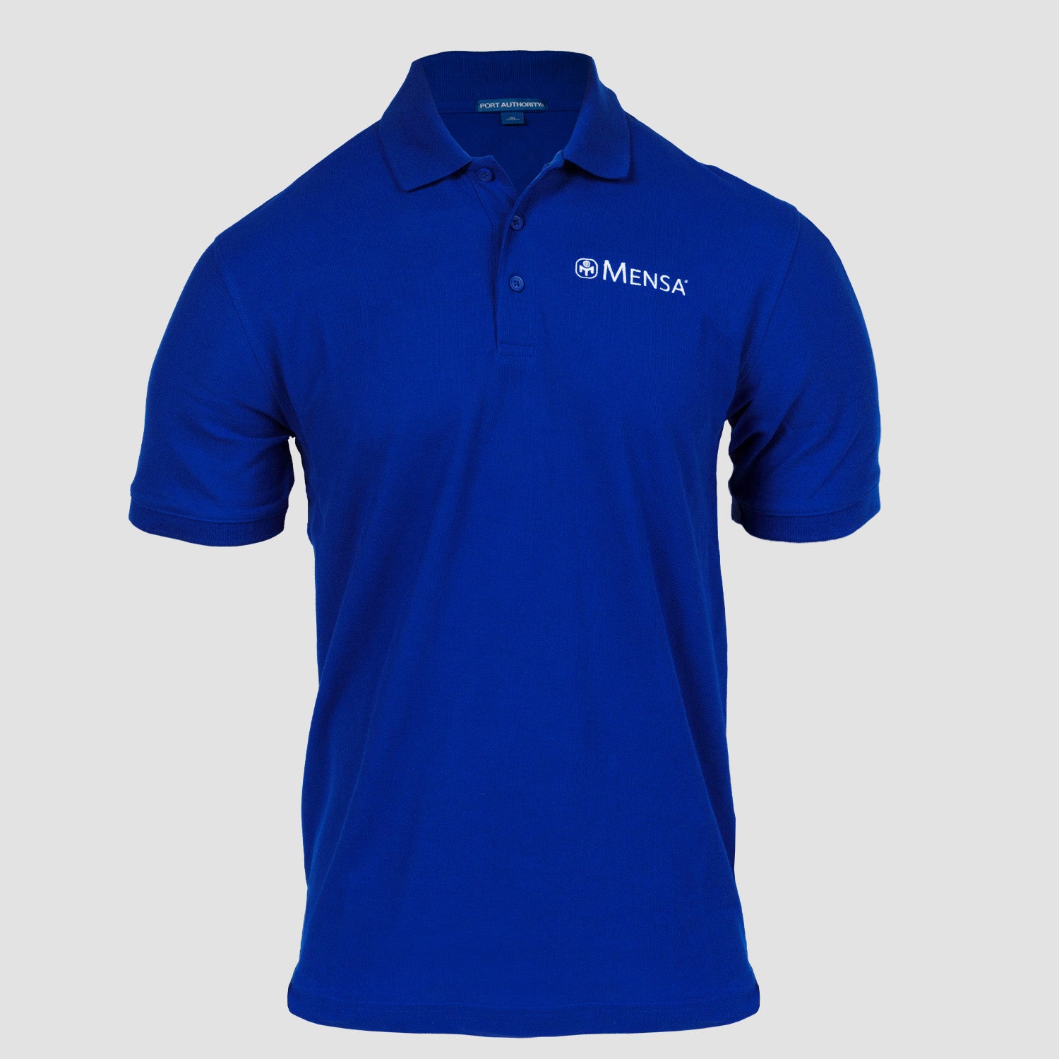 Mensa Logo Pique Polo - Royal