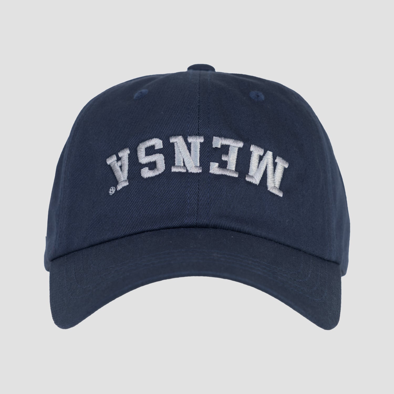 Mensa Upside Down Craze Cap - Navy