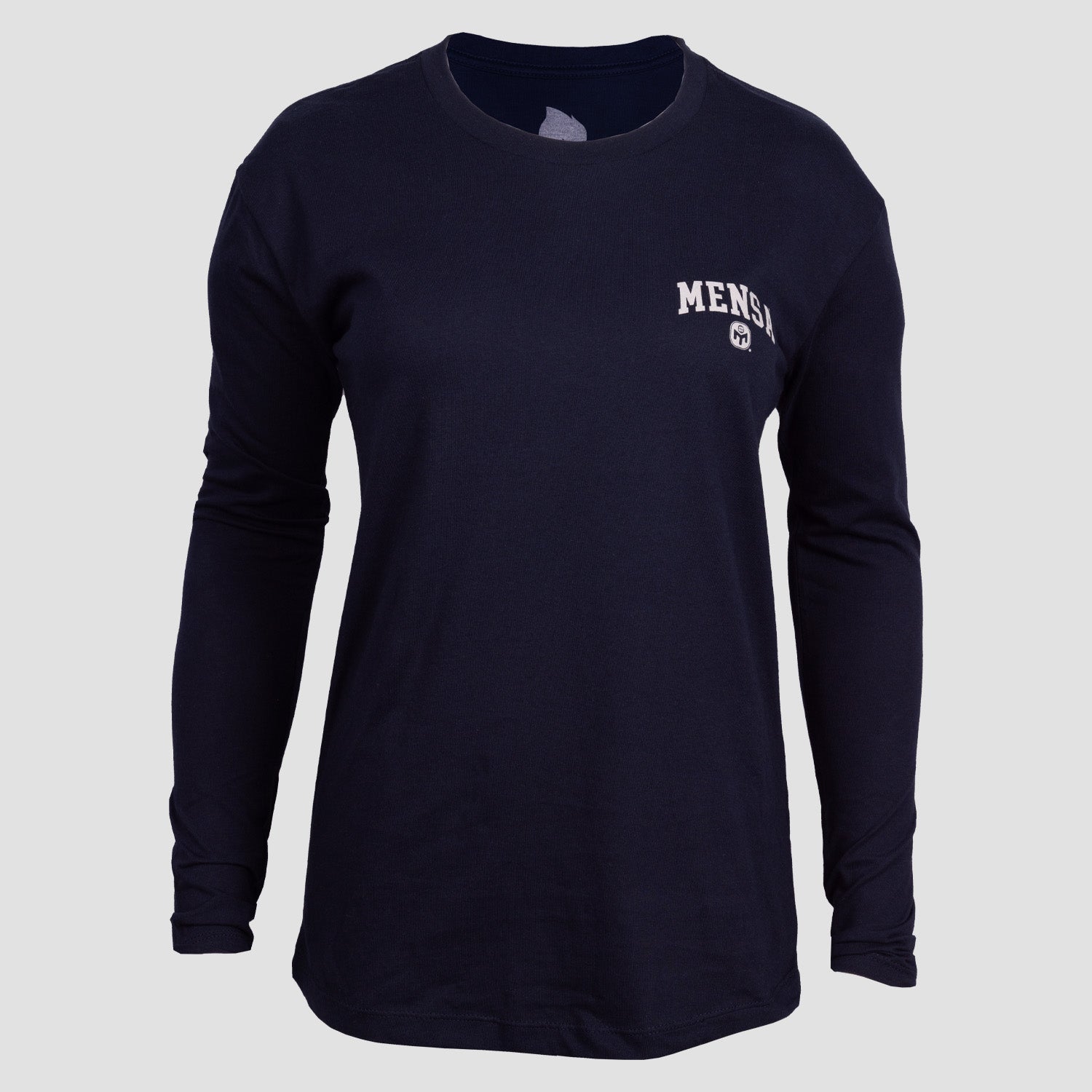 Mensa Collegiate Ladies Tee - Navy