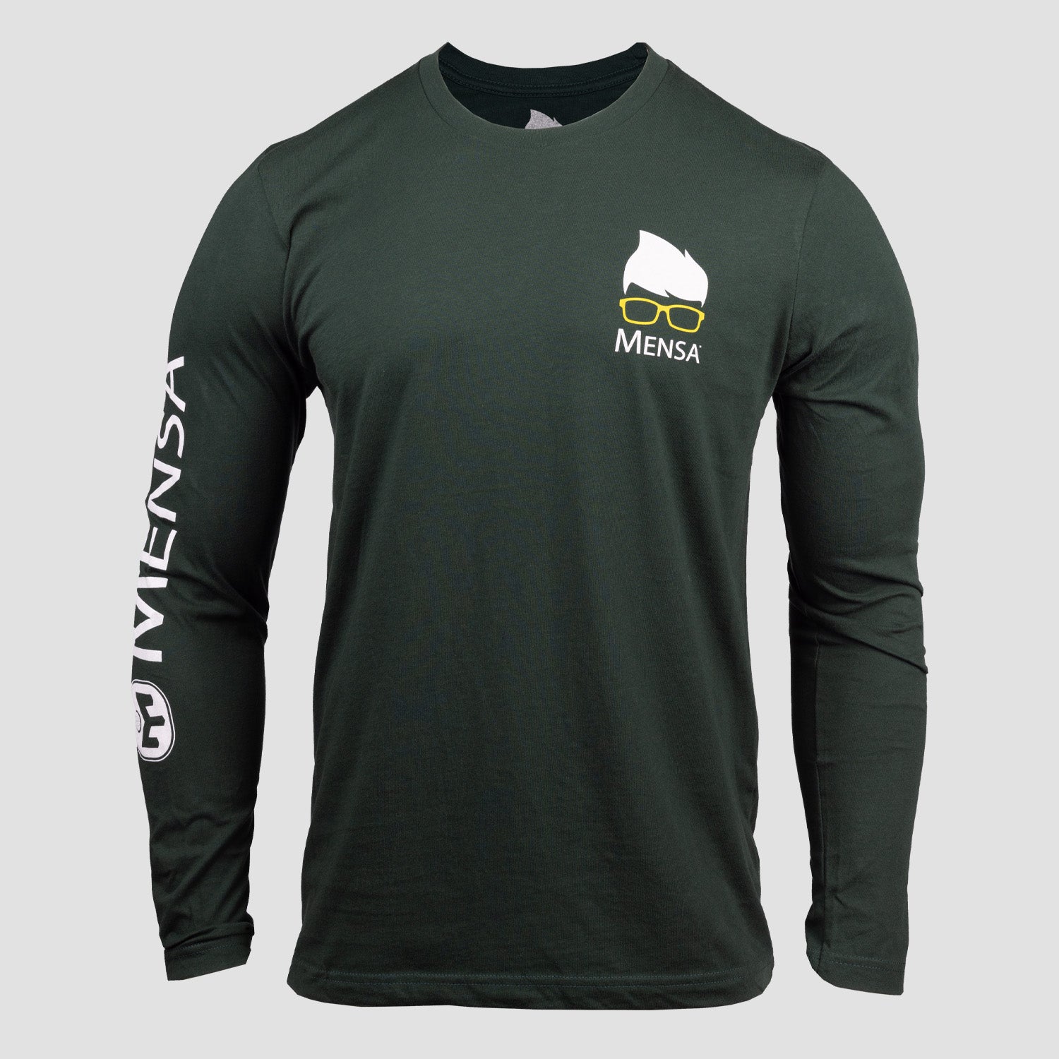 Mensa Unisex Geeky Logo - Forest Green