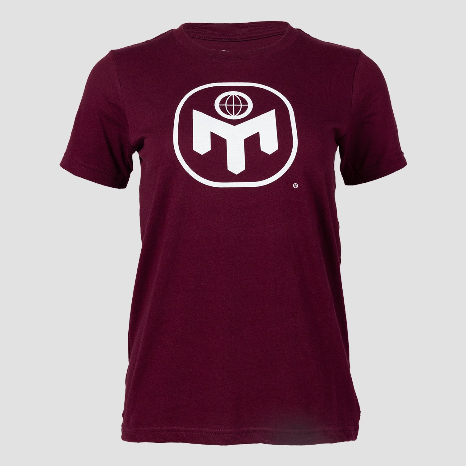 Mensa Logo Youth Tee – Maroon