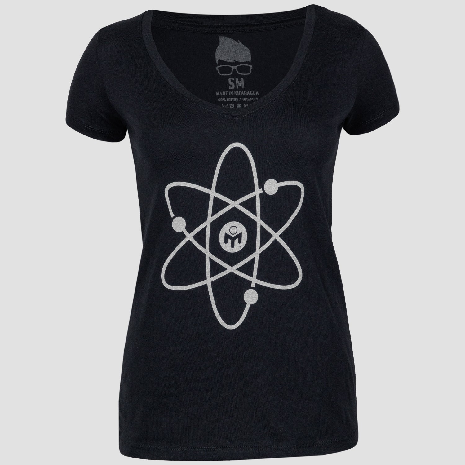 Women's Atom V-Neck - Black